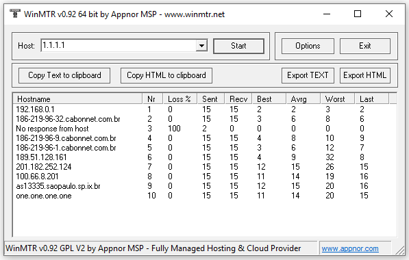 Como utilizar o MTR no Windows - Base de Conhecimento - LGV HOST